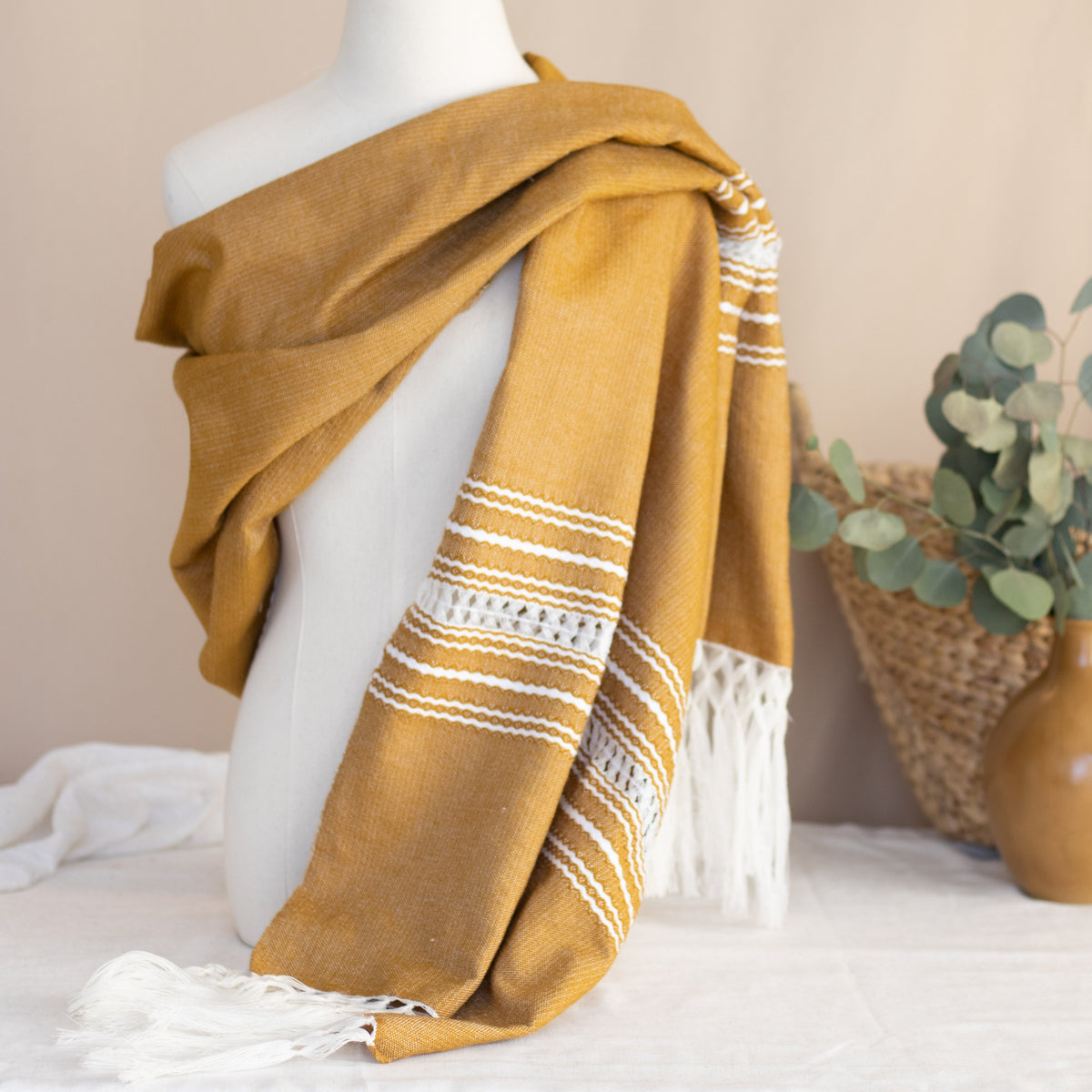 Traditional Mexican Rebozos – Handwoven Shawls – Origin Mexico